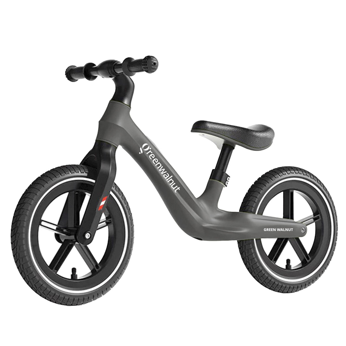 GREEN WALNUT Balance Bike | 12" Sports Bike | No Pedal Balance Bike (Charcoal Grey) – REBEL