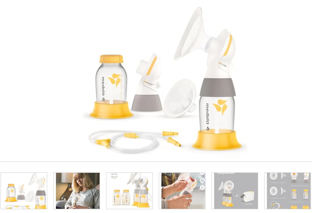 Medela PersonalFit Flex Double Pumping Kit for Electric Breast Pumps – REBEL