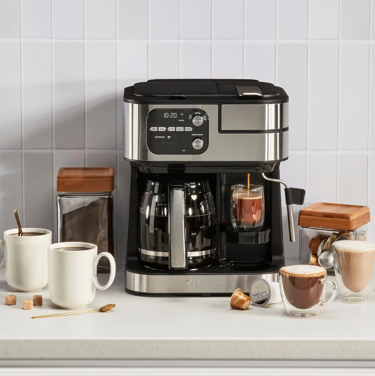 Cuisinart 12 Cup, 4-in-1 Combination Espresso and Coffeemaker – REBEL