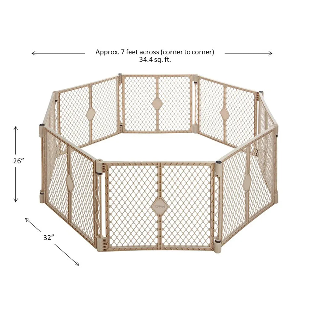 North States Superyard Ultimate 8-Panel Playard - Ivory – REBEL