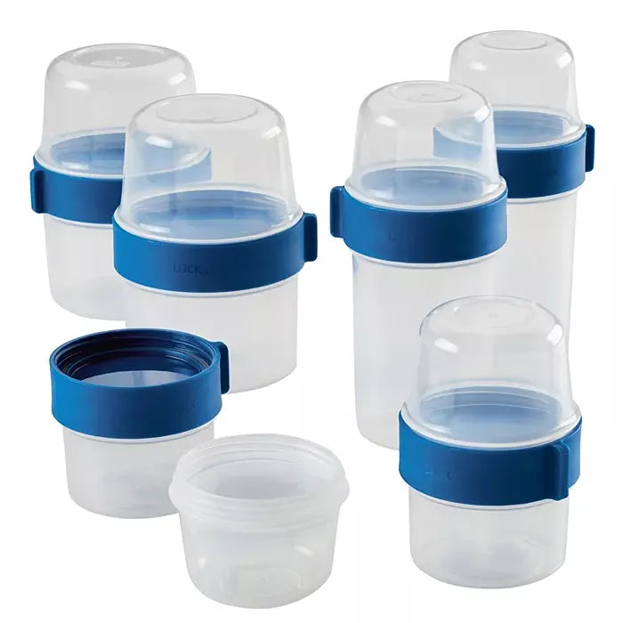 12 Piece Easy Essentials Twist Two Way Food Storage Container Set – REBEL