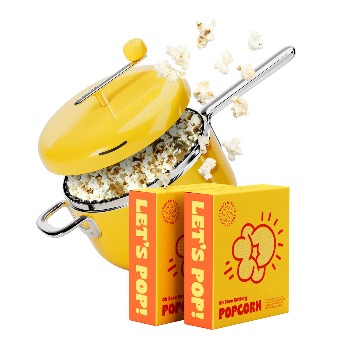 Popsmith Popcorn Popper - Yellow – REBEL