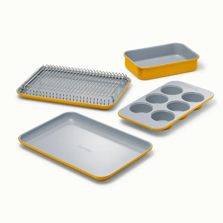 Caraway Mini Bakeware Set With Storage - Marigold – REBEL