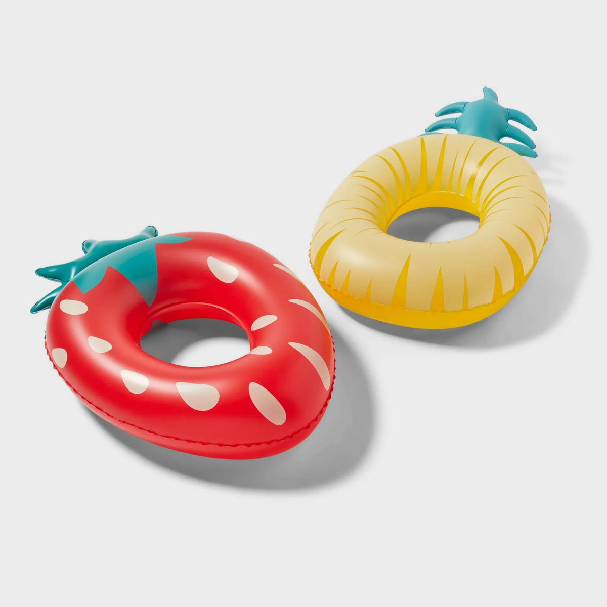 Sun Squad Strawberry and Pineapple Water Floats and Inflatables - Ideal ...
