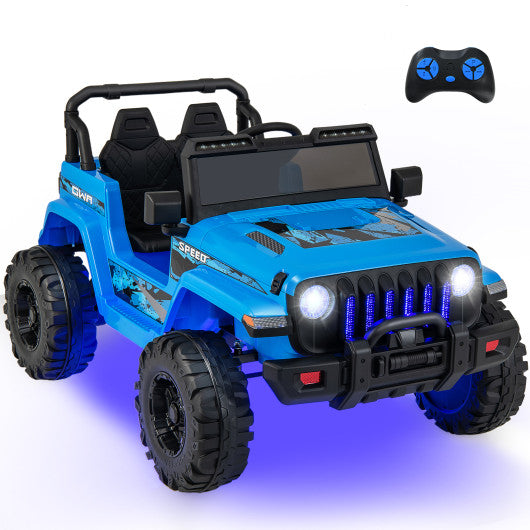 COSTWAY 12V Kids Ride-on Jeep Car With 2.4 G Remote Control-Blue – REBEL