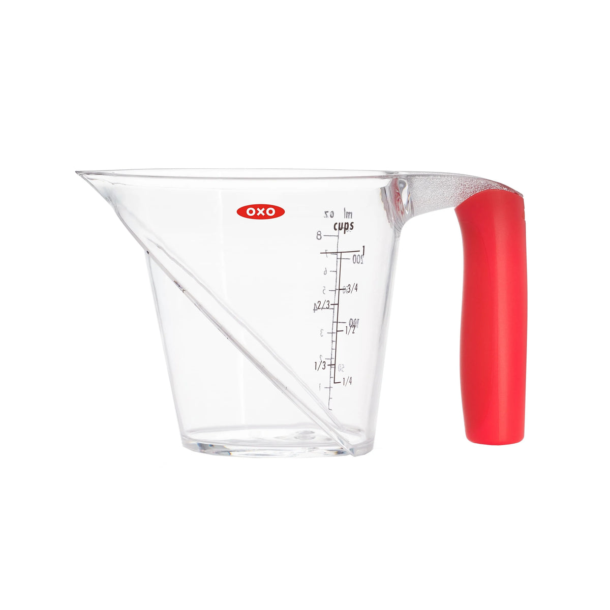 1Cup Angled Measuring Cup - Red – REBEL
