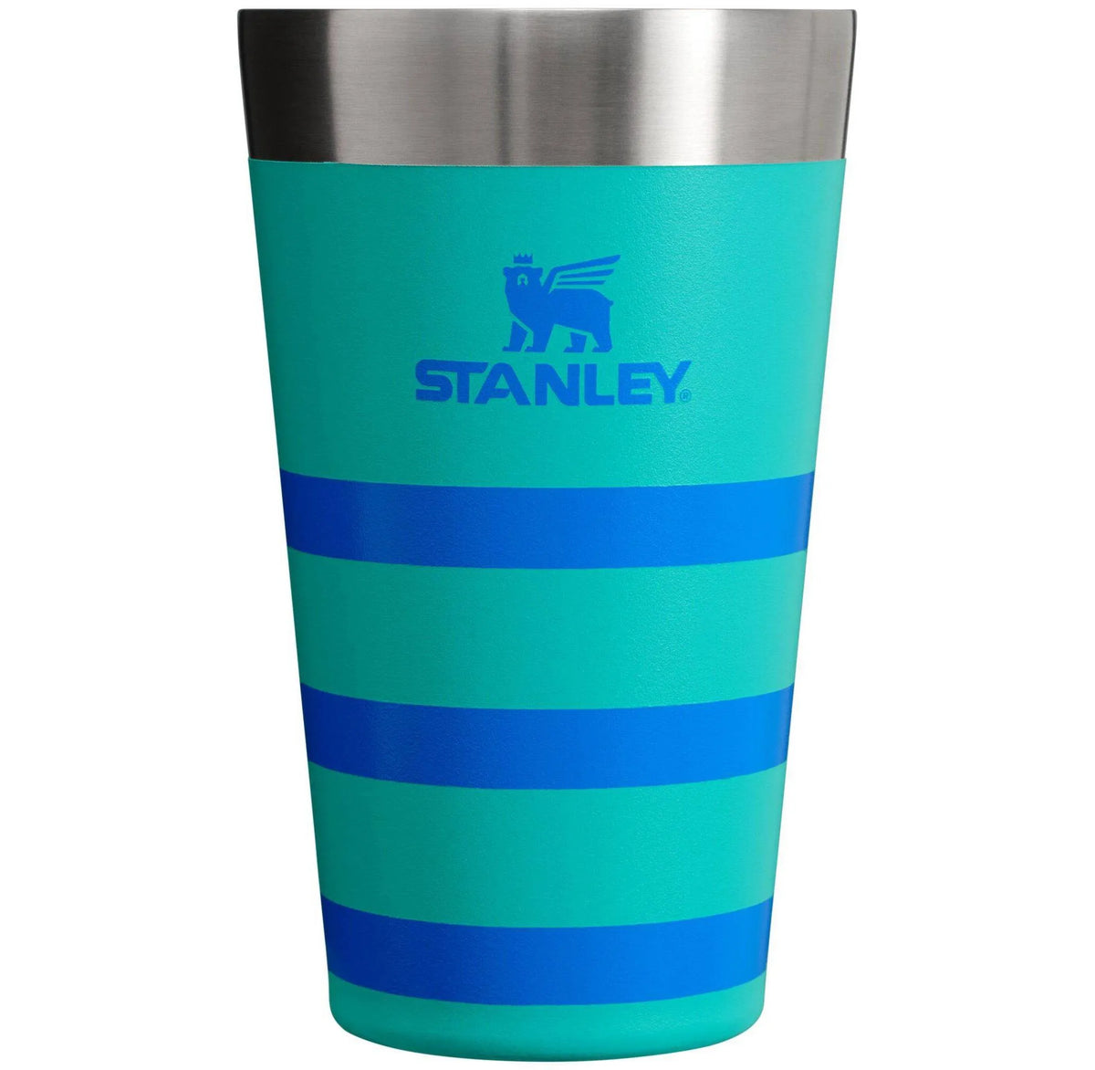 Stanley 16 oz Stainless Steel Stacking Pint Aquamarine Striped – REBEL