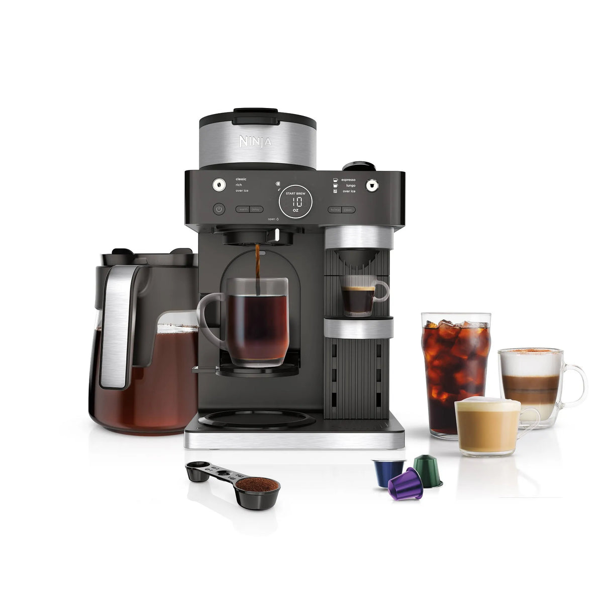 12c/Single-Serve Espresso & Coffee Barista System - Stainless Steel – REBEL
