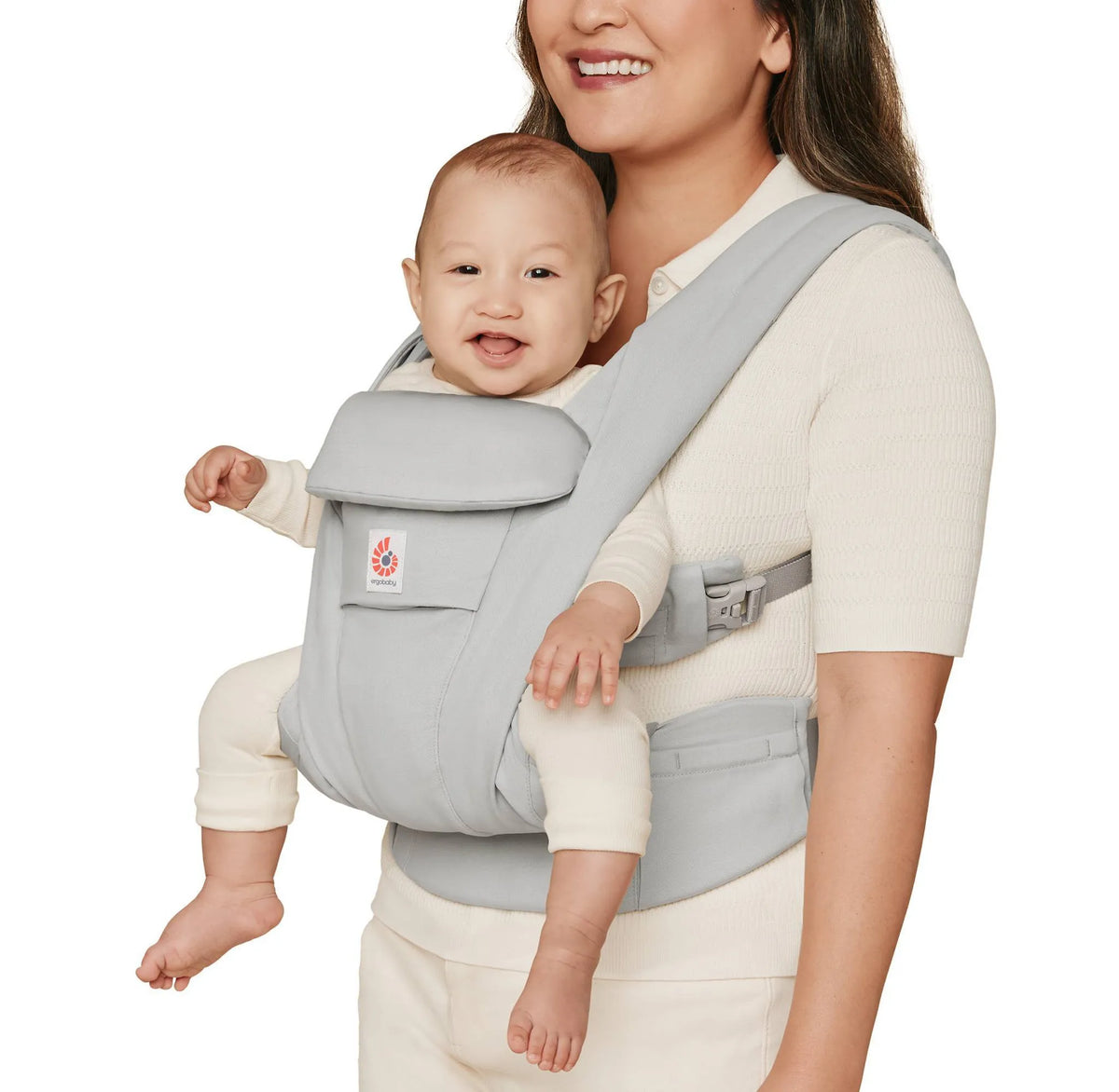 Omni Deluxe Cotton All-in-One Baby Carrier - Pearl Gray – REBEL