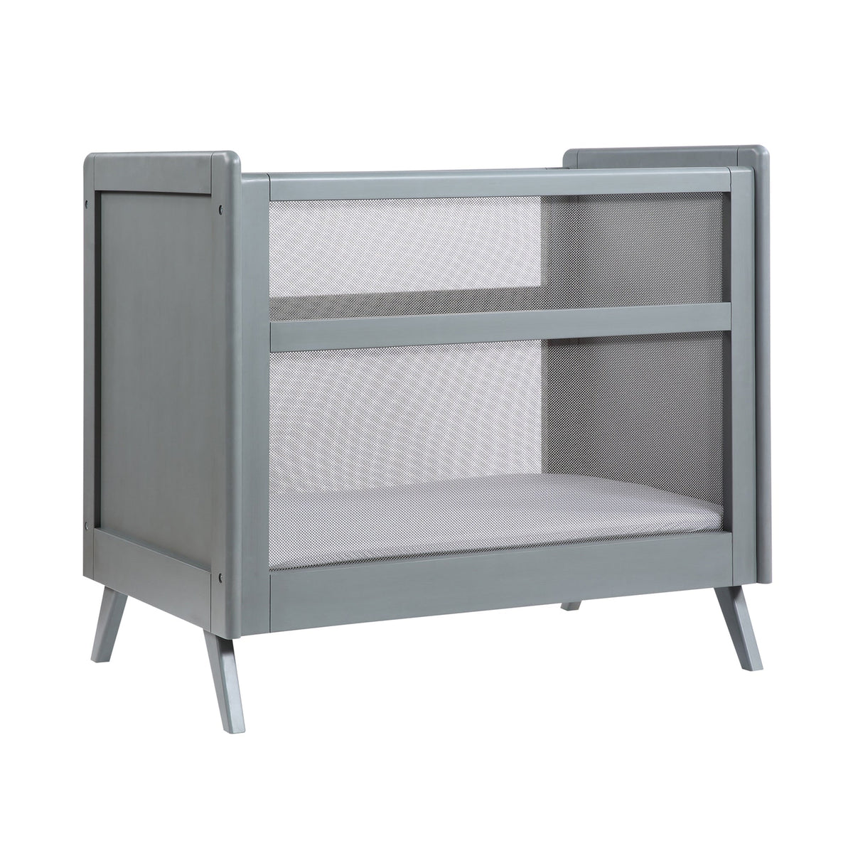 BREATHABLE BABY Breathable™ Mesh 2-in-1 Mini Crib - Gray - Greenguard ...
