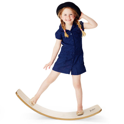12 Inch Wobble Board for Balance Training-Natural – REBEL