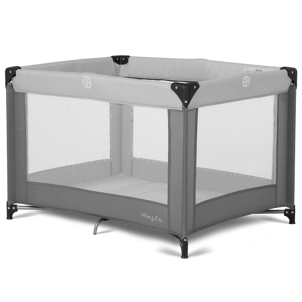 Zazzy Portable Playard with Bassinet - Gray – REBEL