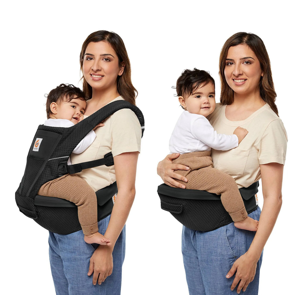 Alta 2-in-1 All Carry Positions Baby Carrier and Hip Seat - Onyx Black ...