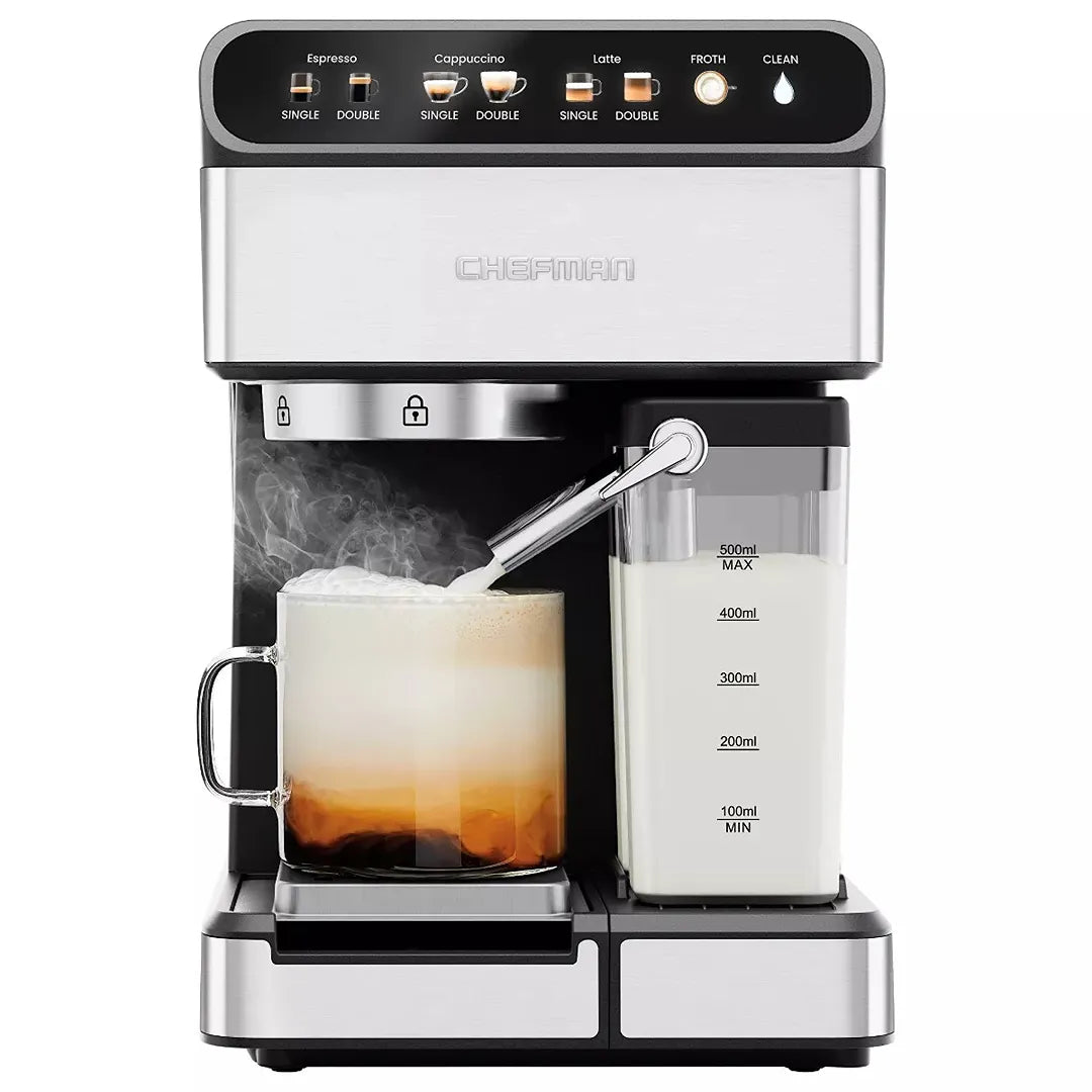 Chefman Barista Pro Espresso Maker - Stainless Steel – REBEL