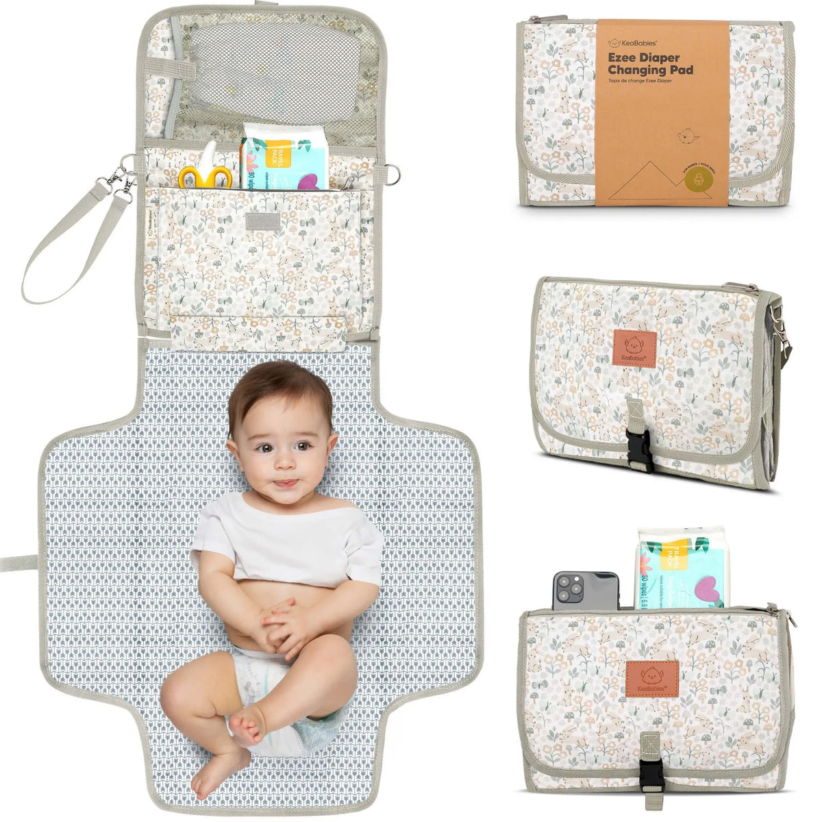 KeaBabies Portable Diaper Changing Pad - Prairie – REBEL