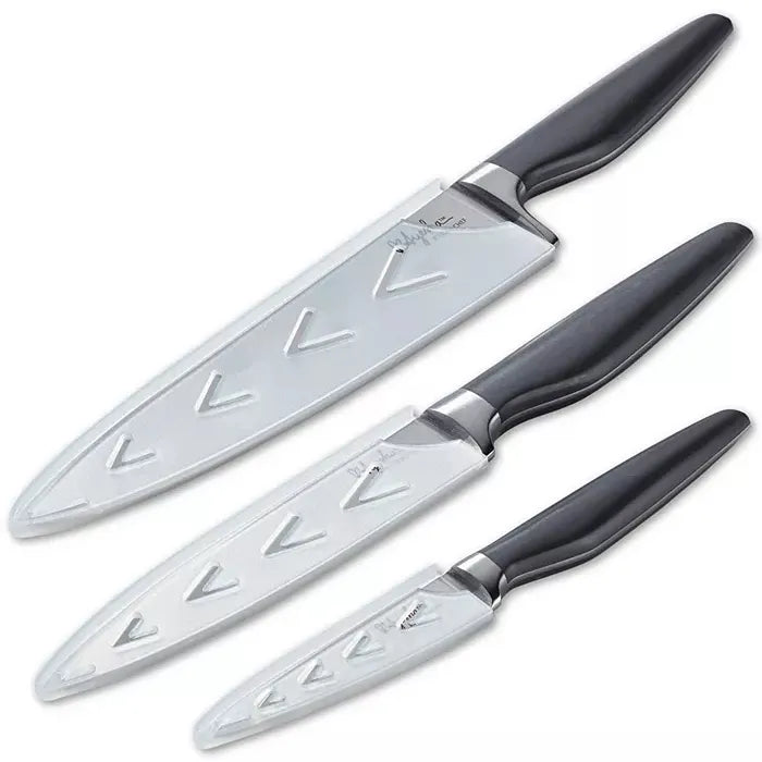 3-Pc. Japanese Steel Cooking Knife Set – REBEL