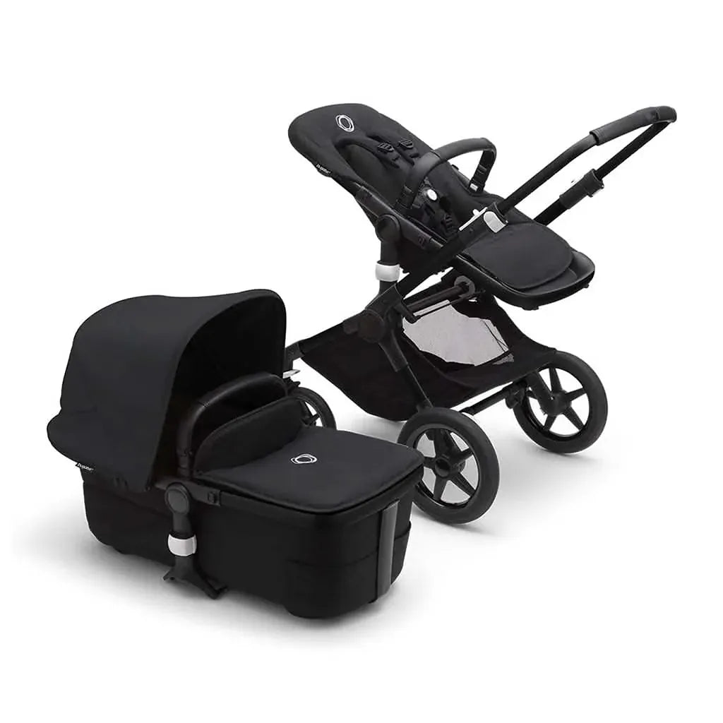 Fox 3 Complete Stroller - Black/Midnight Black – REBEL