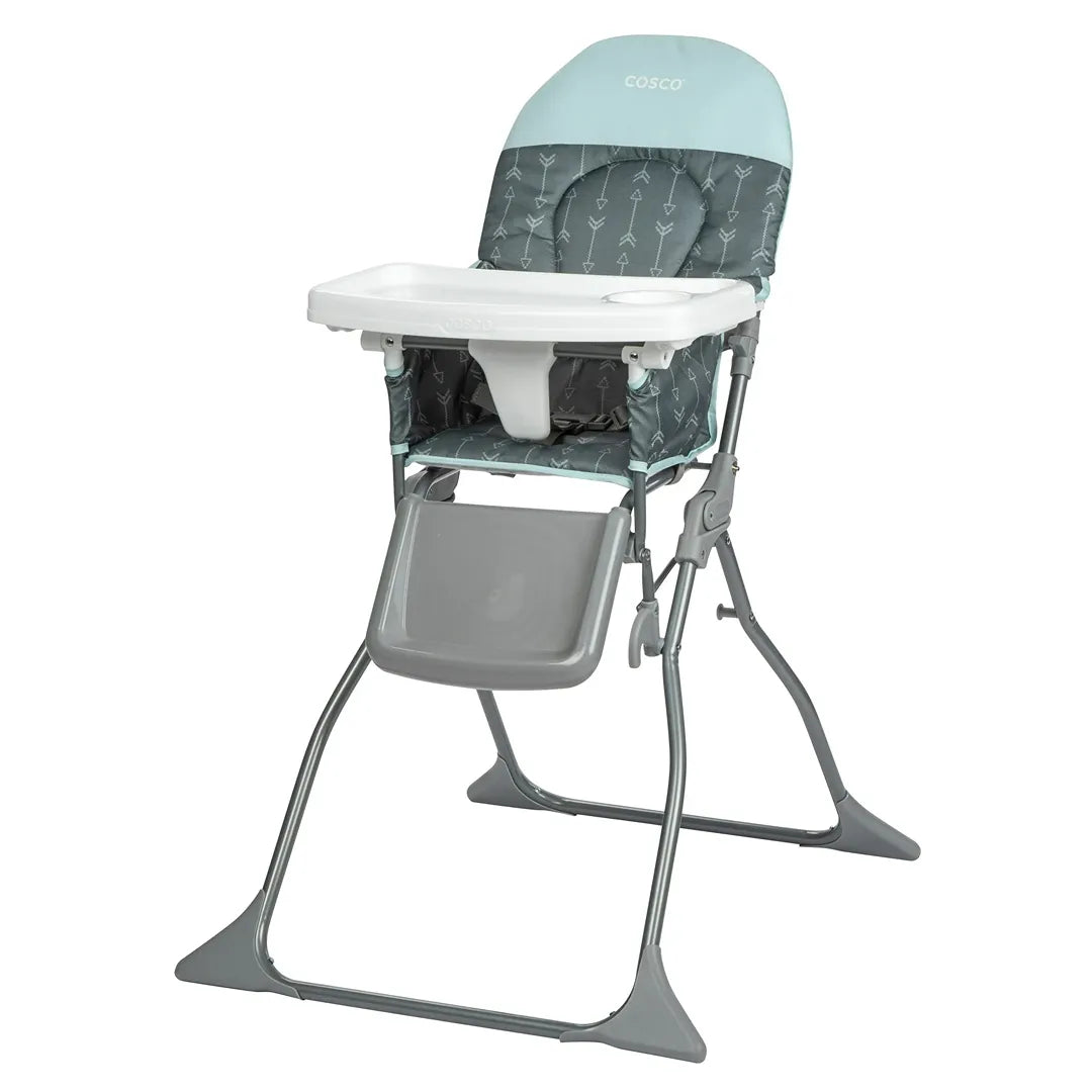 Simple Fold Full Size High Chair with Adjustable Tray - Gray Arrows – REBEL