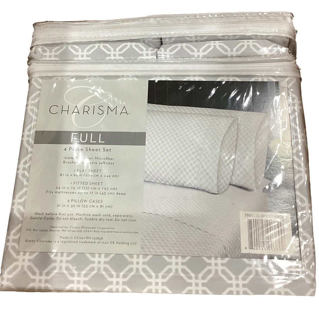Charisma Full 4-Piece Cotton Sheet Set - King – REBEL