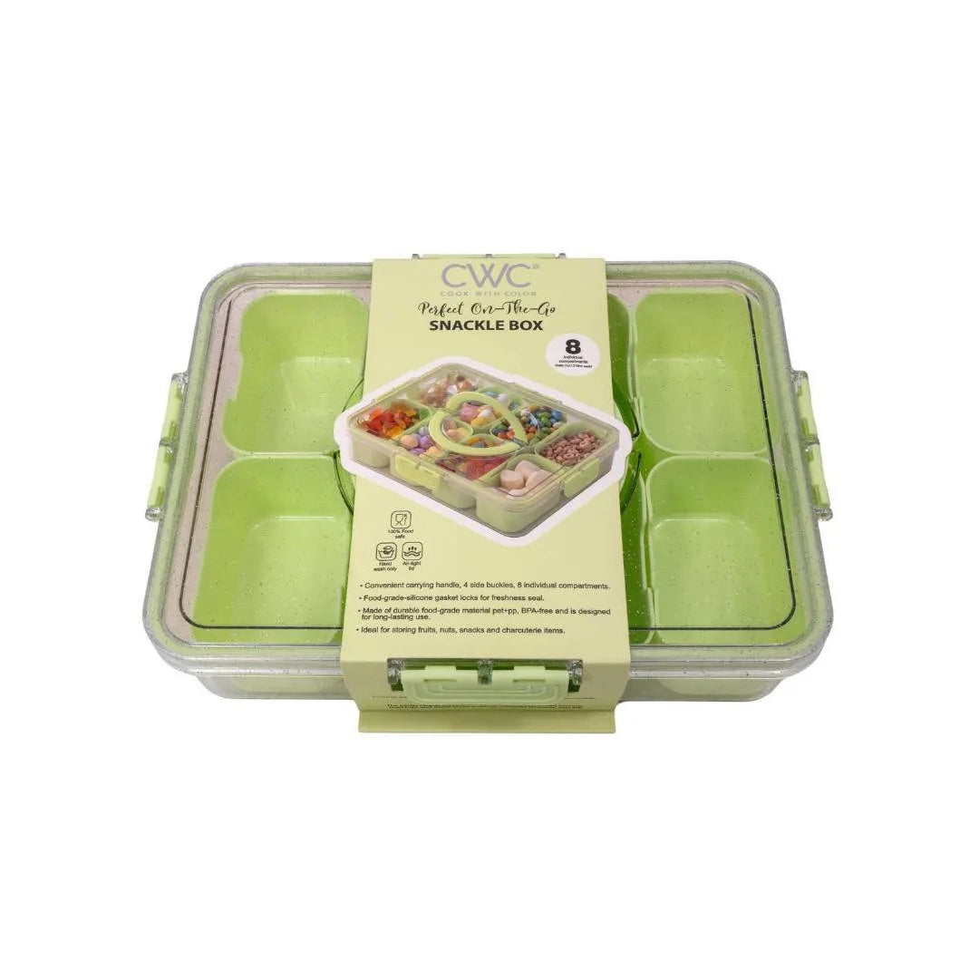 Sparkle Snack Box Food Storage Container Green – REBEL