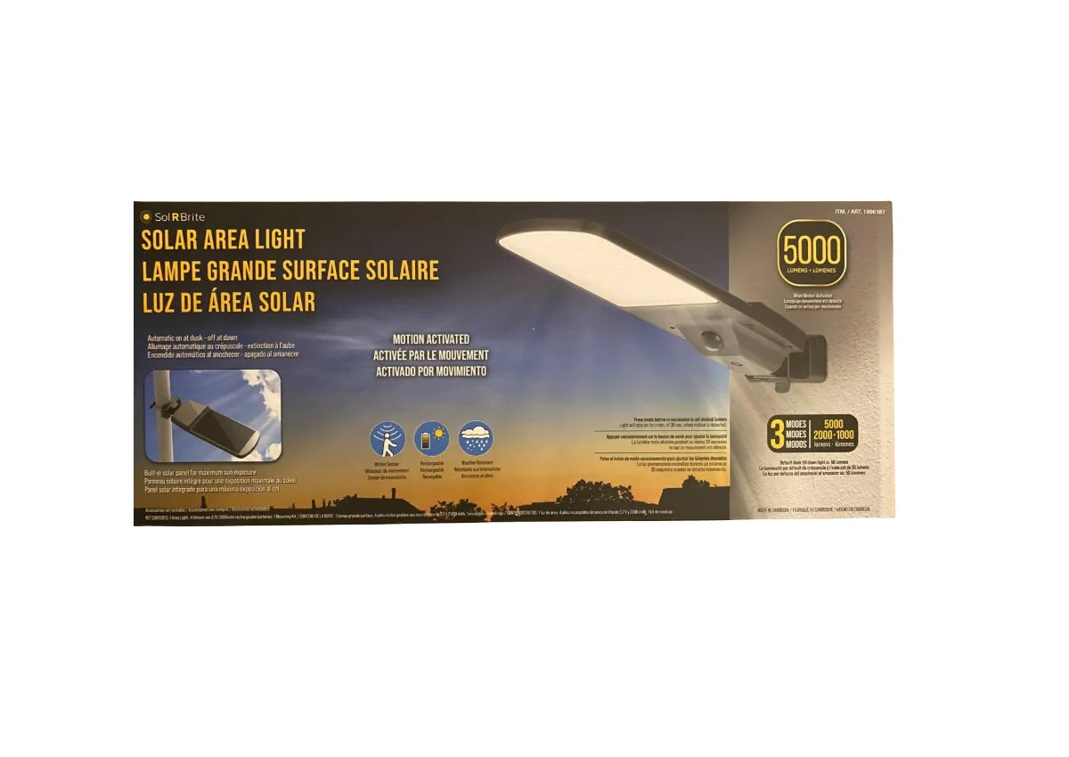 Sol-R-Brite Solar Motion Area Light – REBEL