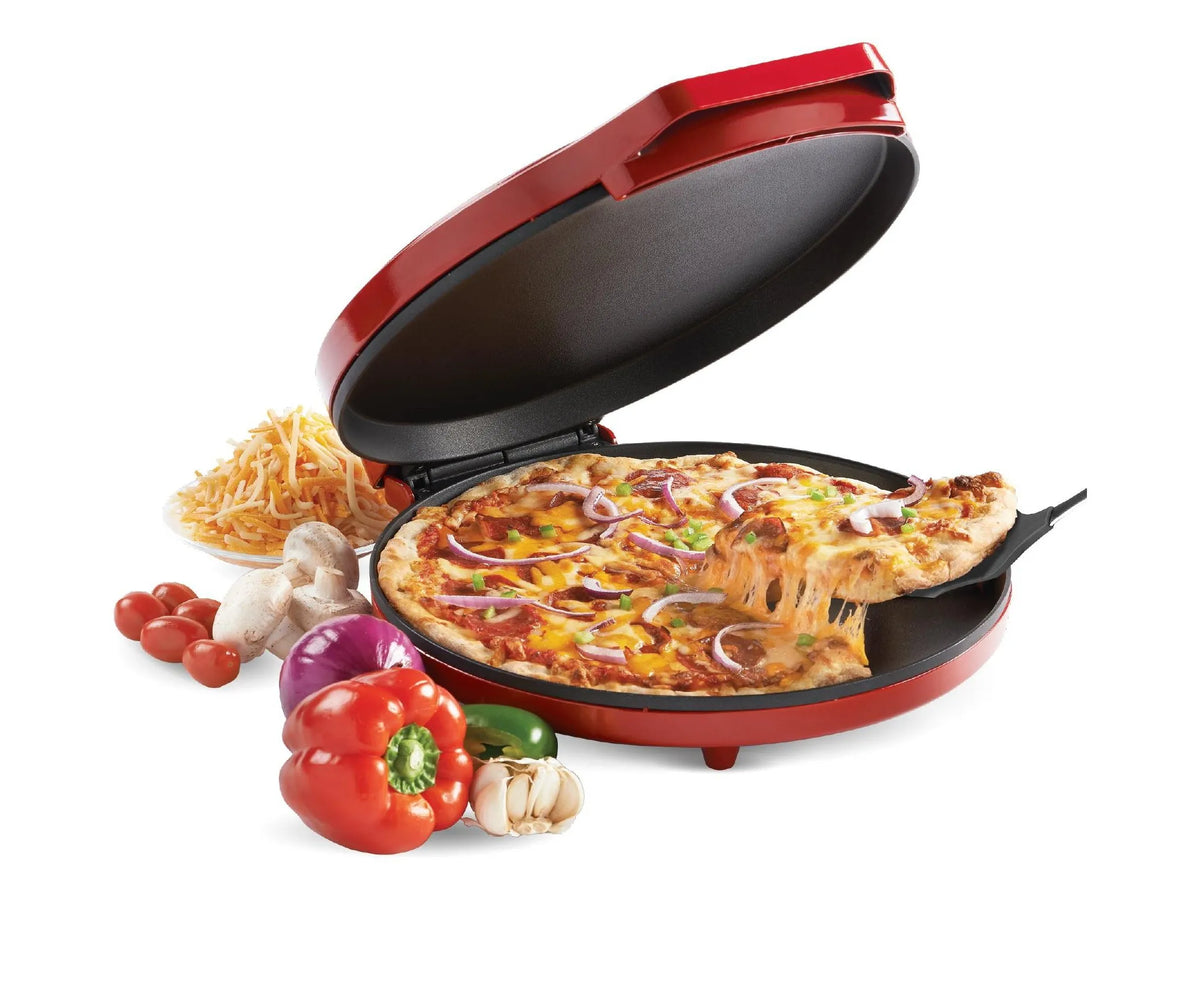 Betty Crocker Pizza Maker Plus, 12" Indoor Electric Grill, Nonstick ...