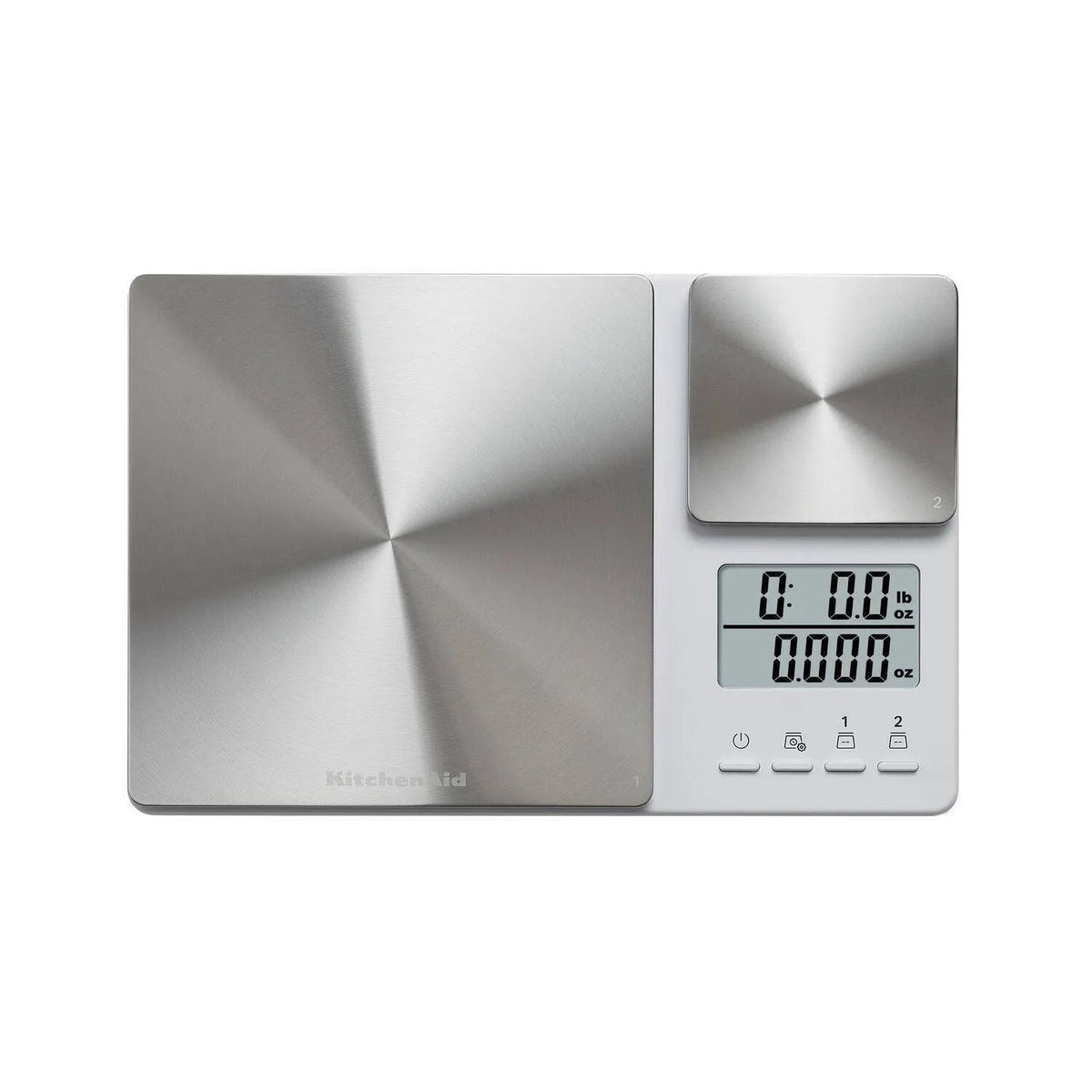 11lb Dual Platform Kitchen Digital Food Scale Silver (See Description ...