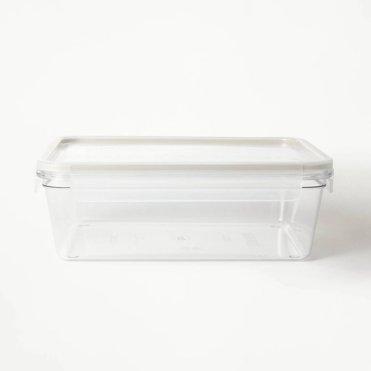 Figmint 14 Cup Plastic Rectangle Food Storage Container - Clear – REBEL