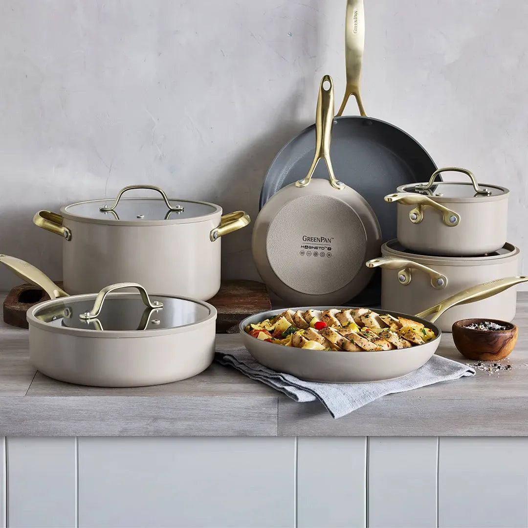 GreenPan Jewel Ceramic Non-Stick Cookware Set, 11-piece – REBEL
