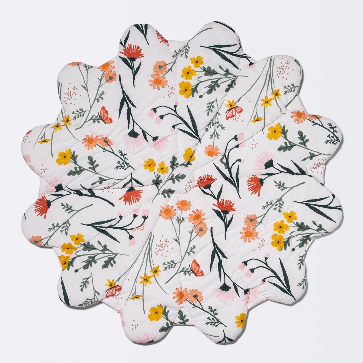 Floor Blanket And Playmat - Pink Flower – REBEL