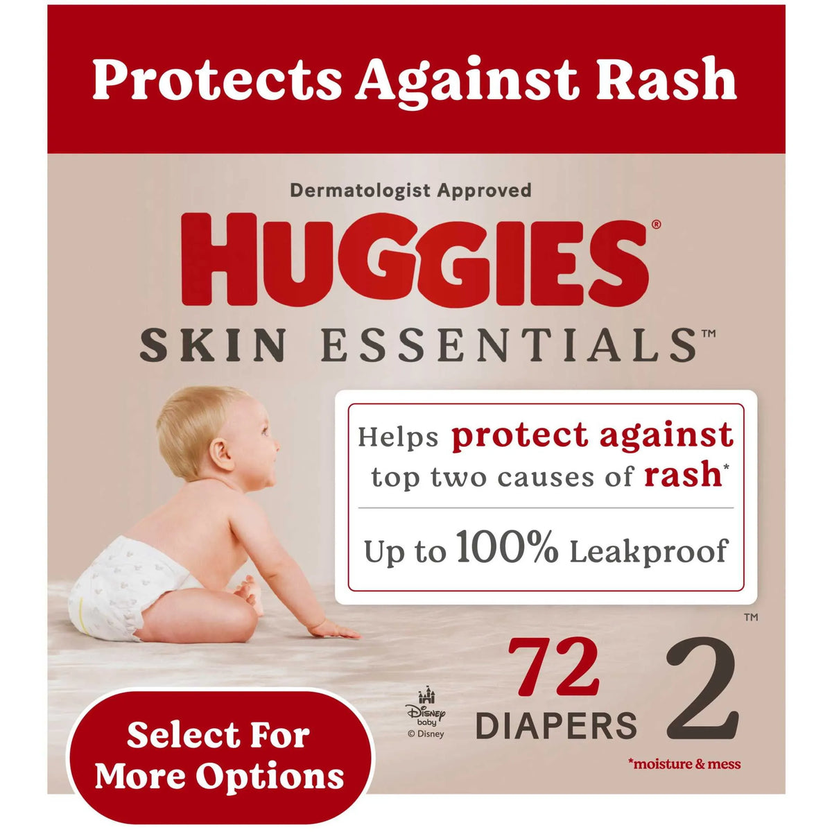 Huggies Baby Diapers for Sensitive Skin - Size 2 (12-18 lbs) – REBEL