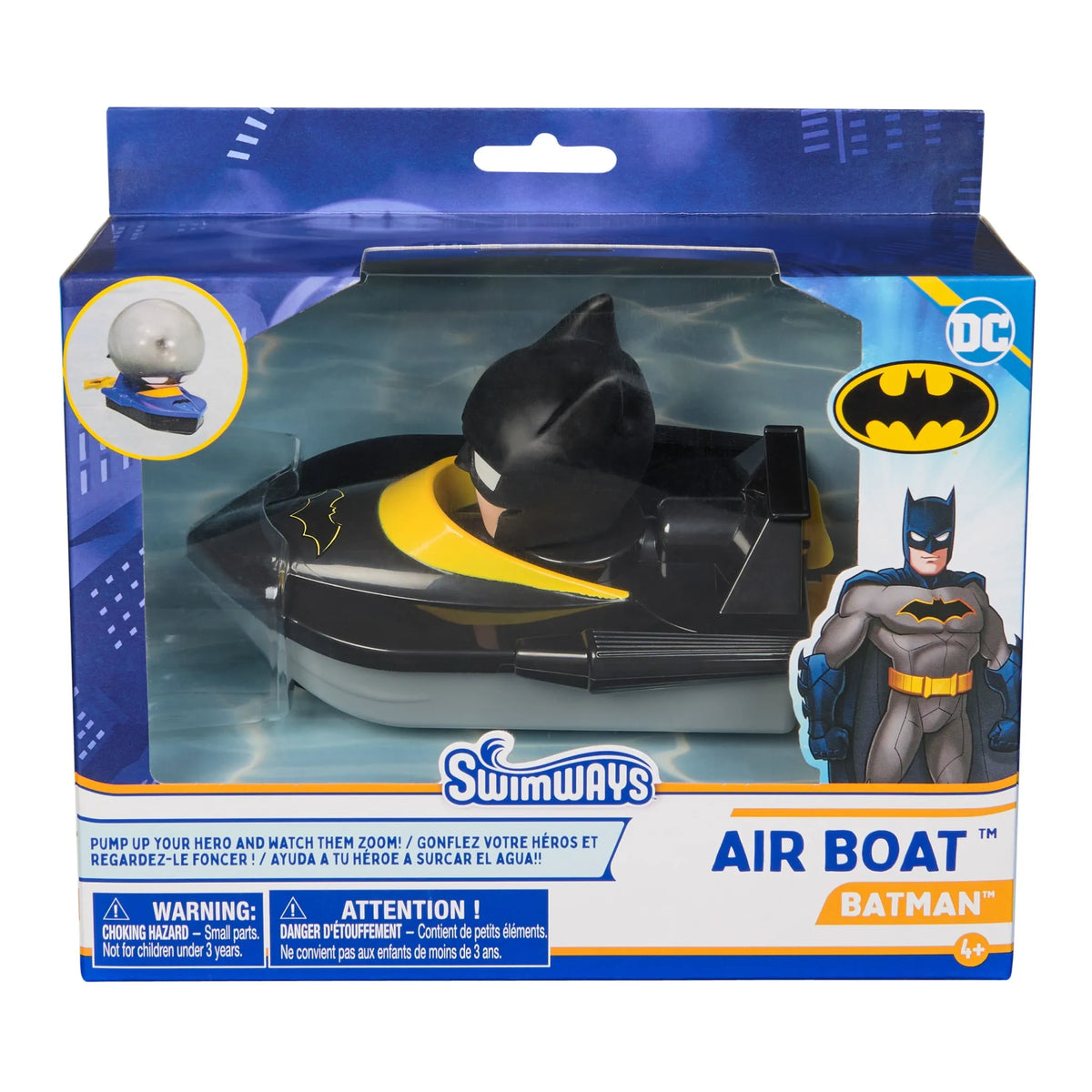 DC Comics Batman Air Boat - Pool Toy for Ages 4+ – REBEL