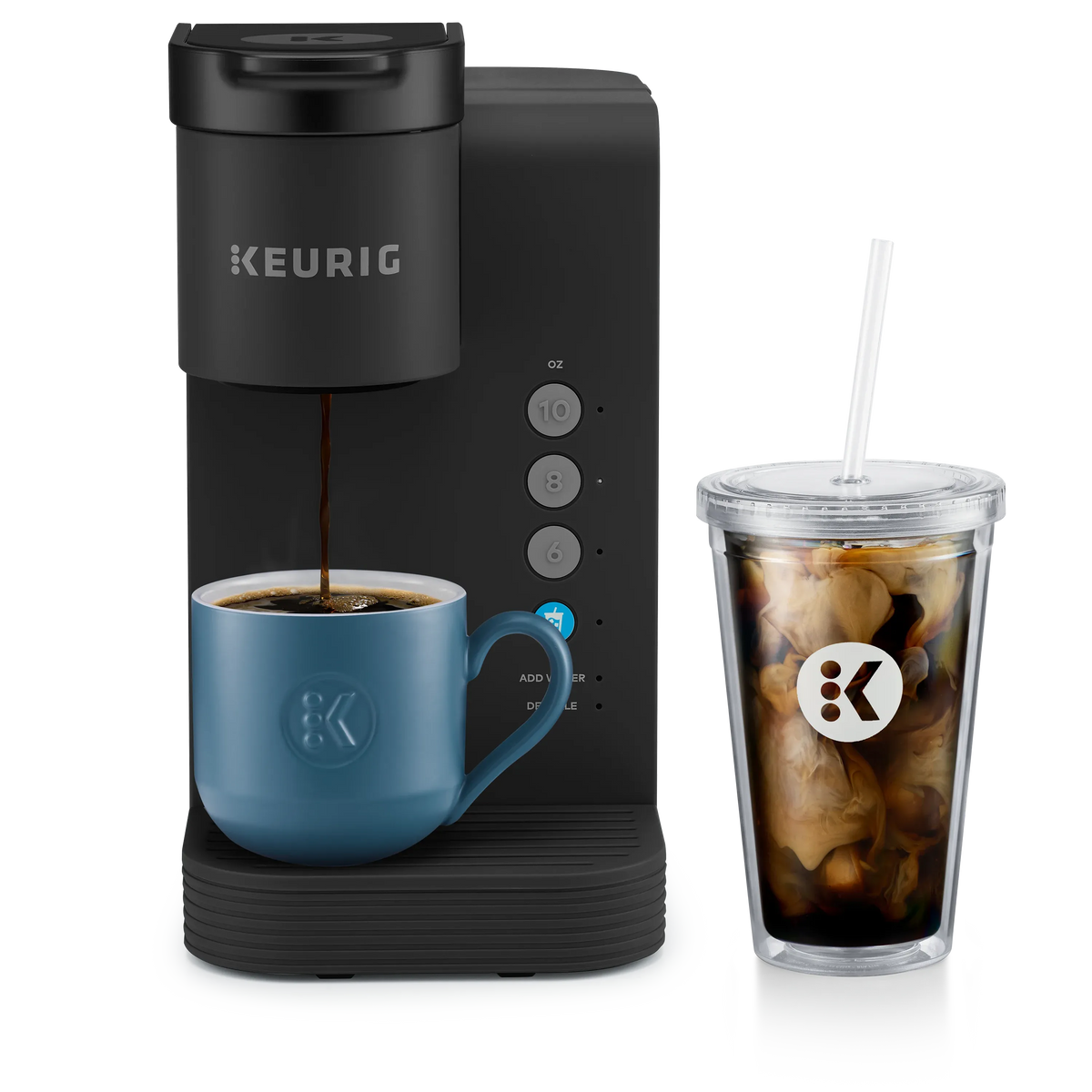 Keurig K-Iced Essentials Iced and Hot Single-Serve K-Cup Pod Coffee Ma ...