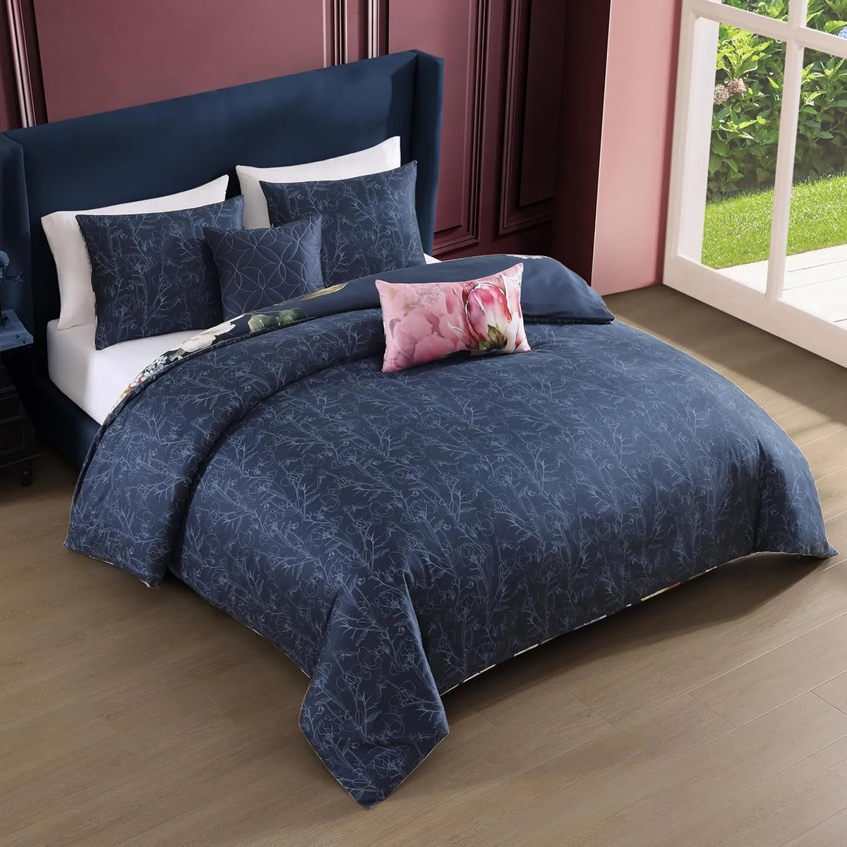 Bebejan Renaissance 5 Piece Reversible Comforter Set - King – REBEL