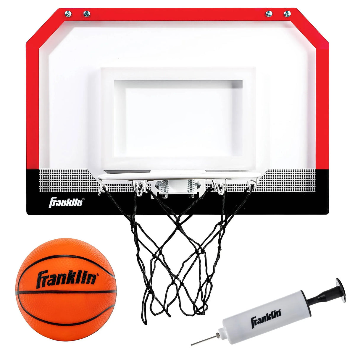 Franklin Sports Pro Hoops Basketball Over Door Indoor Backboard – REBEL