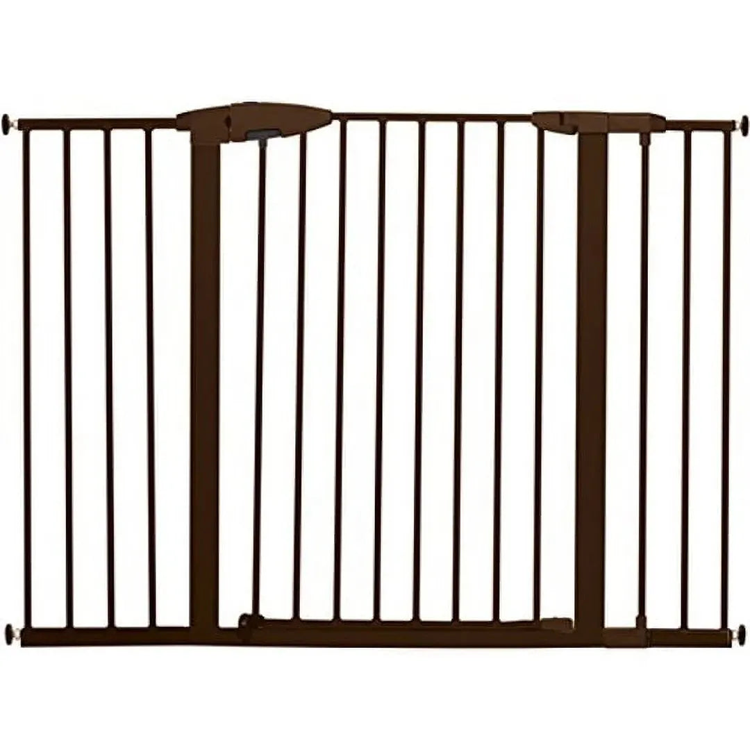Easy Close XL™ Pressure Mounted Metal Baby Gate for Stairs, Hallways a ...