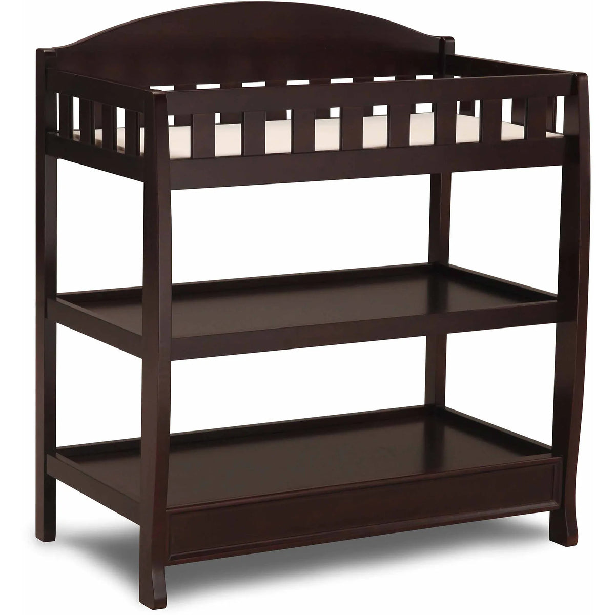 Delta Children Infant Changing Table with Pad - Dark Chocolate – REBEL