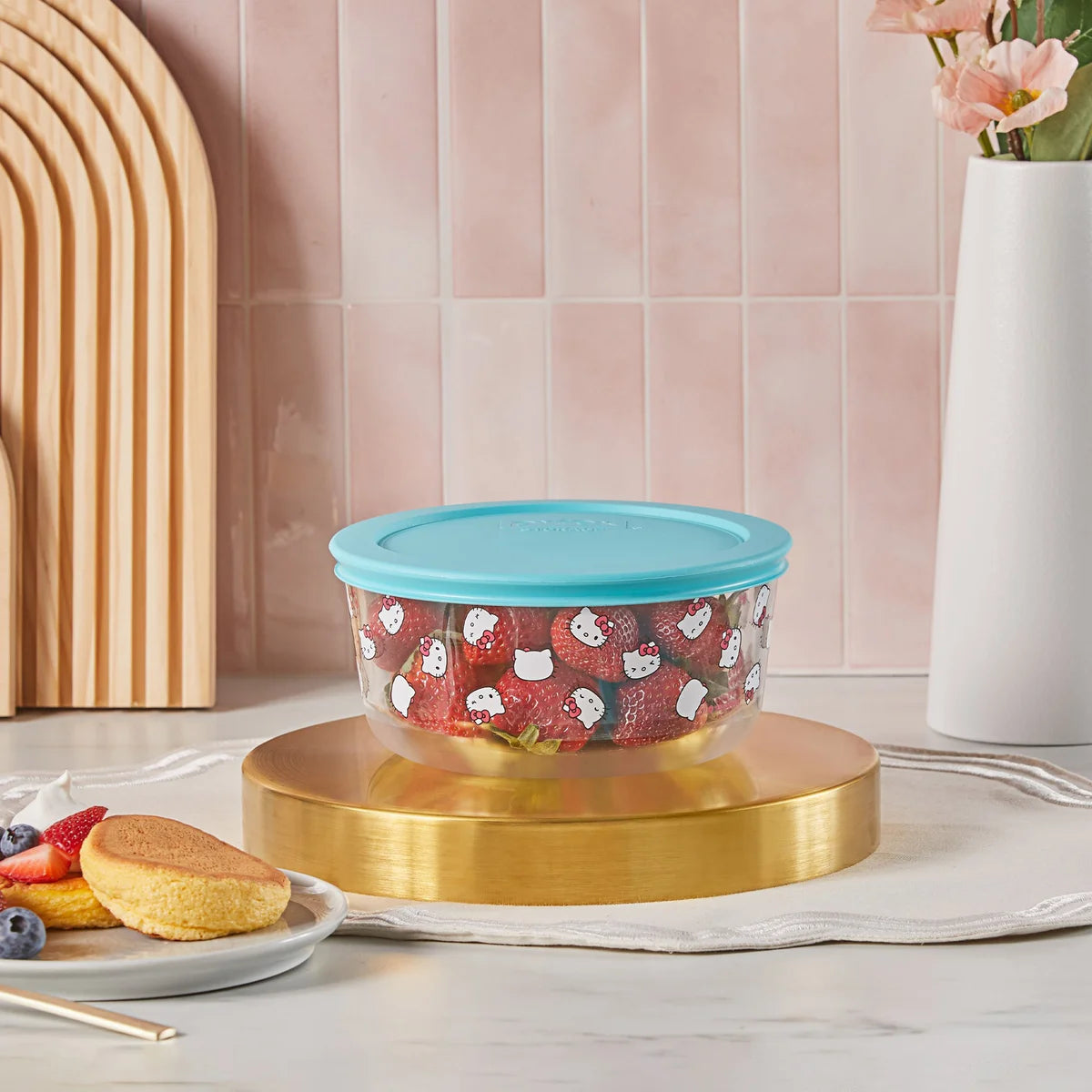 8-Piece Hello Kitty Pyrex Glass Food Storage Set – REBEL