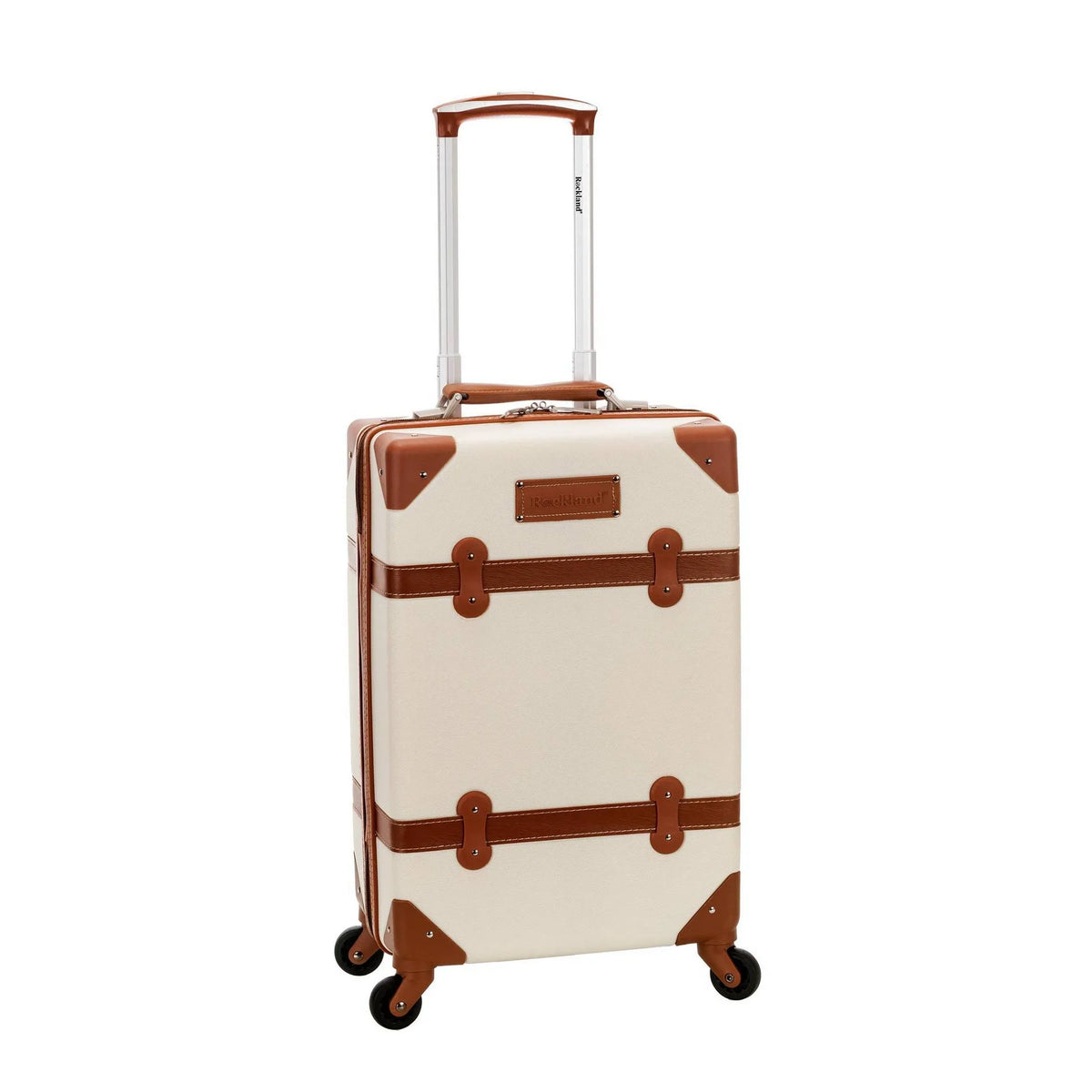 Rockland Hardside Carry On Rolling Trunk - White – REBEL