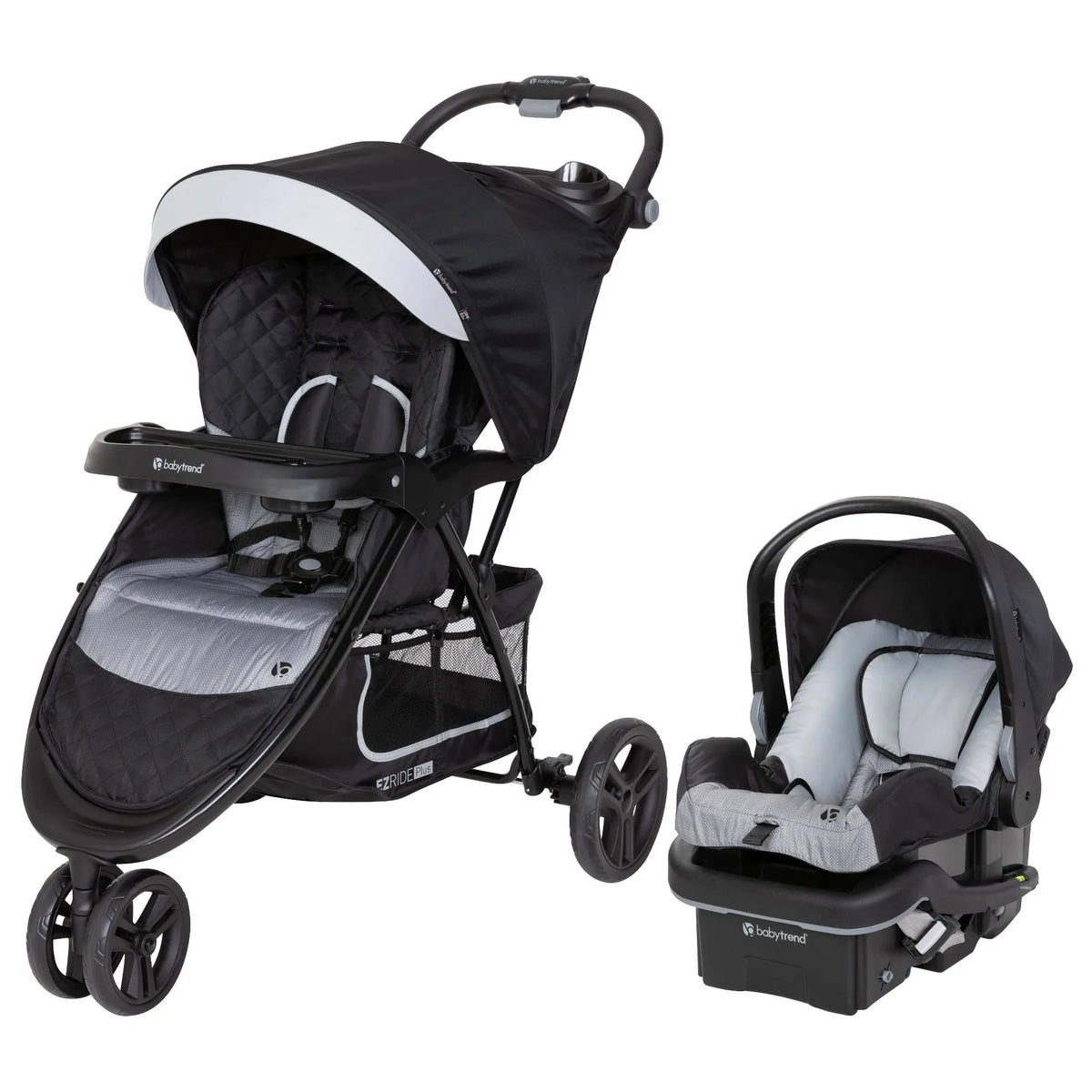 EZ Ride PLUS Travel System with EZ-Lift Infant Car Seat - Carbon Black ...