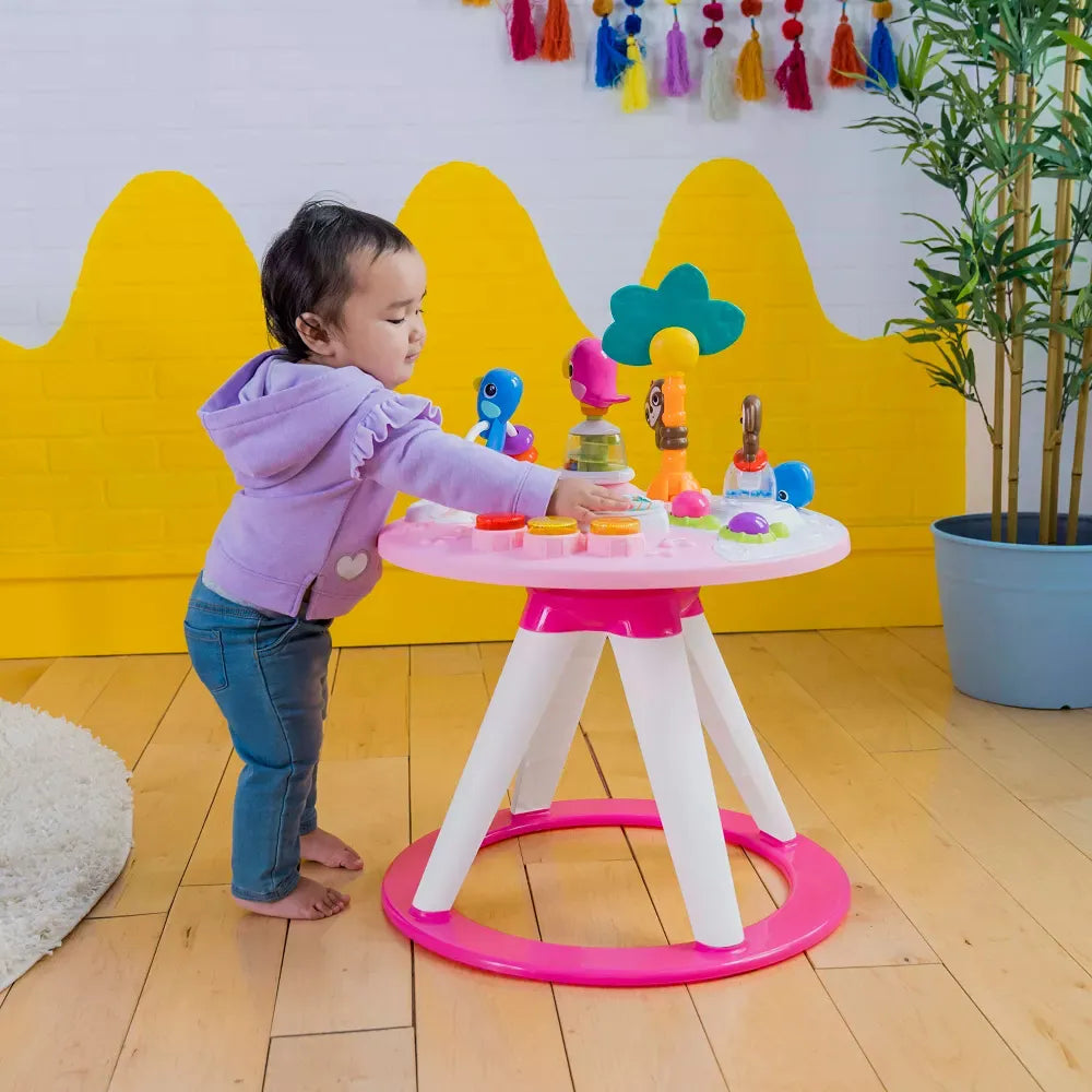 Bright Starts Around We Go 2-in-1 Walk-Around Activity Center & Table ...