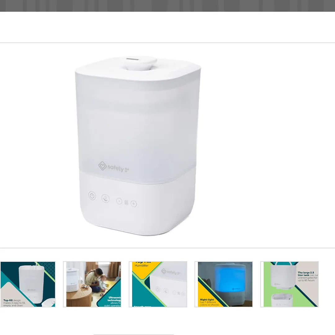 Safety 1st Top-Fill Cool Mist Humidifier – REBEL