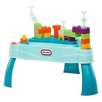 Little Tikes Build and Splash Deluxe Water Table with Block Set - 50pc ...