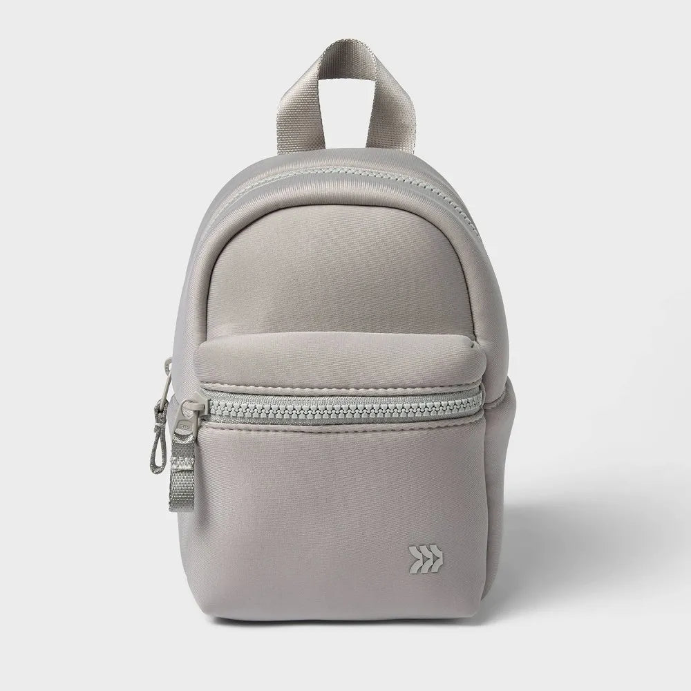 Neoprene Mini Backpack - Gray – REBEL