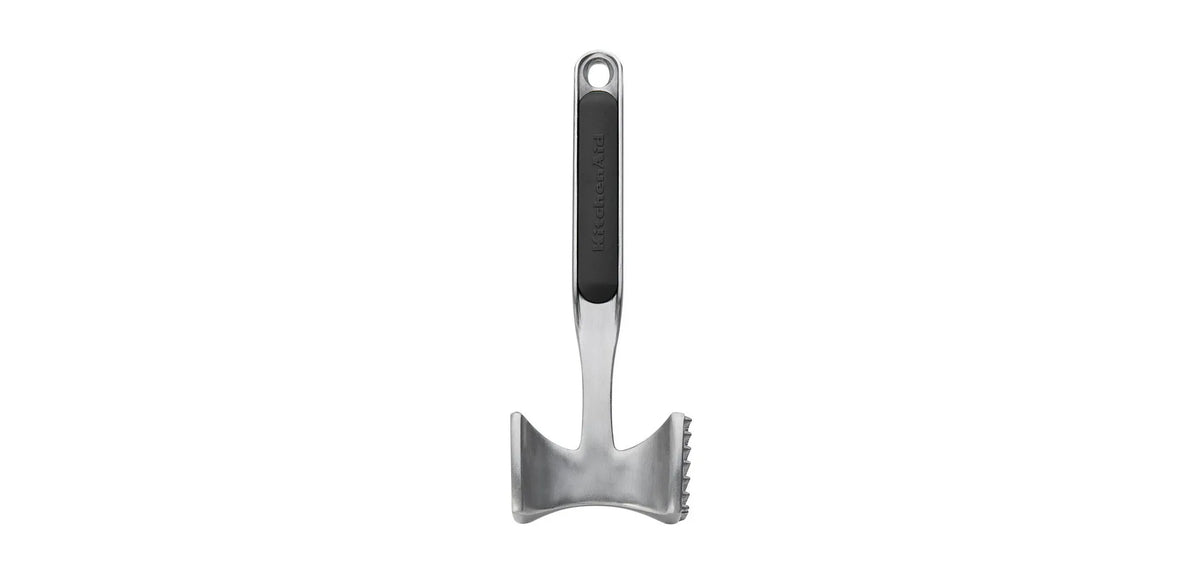 Dual-Sided Aluminum Meat Tenderizer Mallet - 9.45 Inches – REBEL
