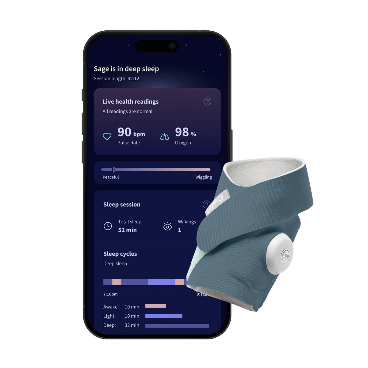 Owlet Smart Wearable Baby Breathing and Movement Monitor – REBEL