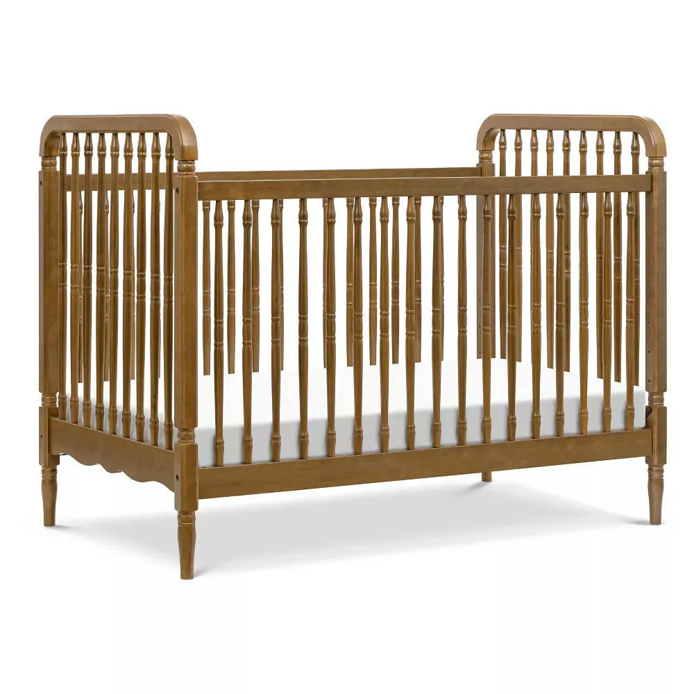 Liberty 3-in-1 Convertible Spindle Crib with Toddler Bed Conversion Ki ...