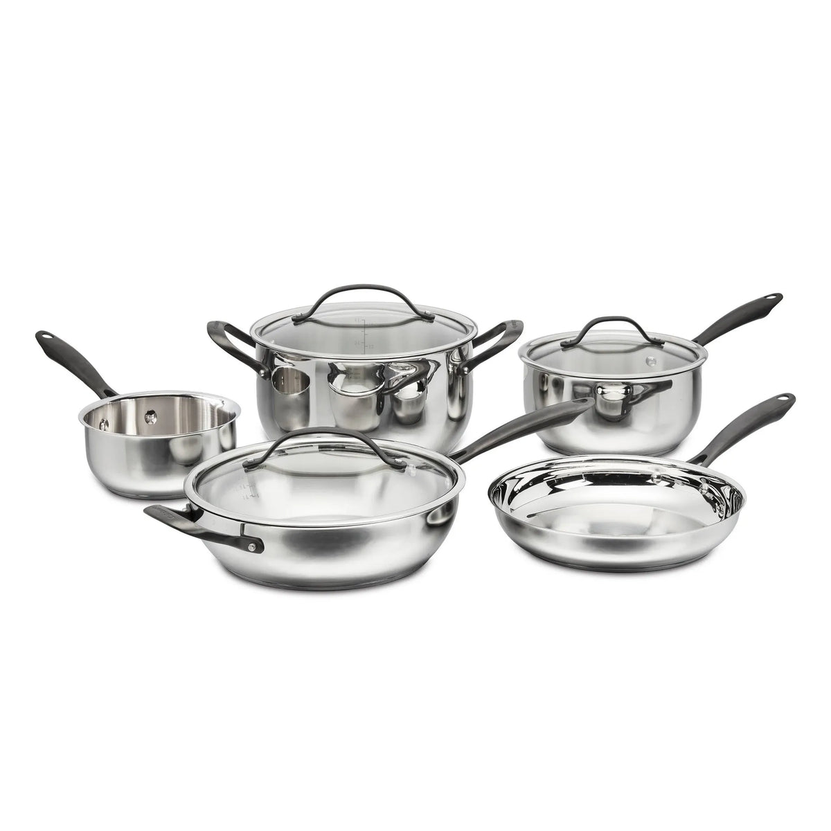 8pc Radiant Pro Stainless Steel Cookware Set – REBEL
