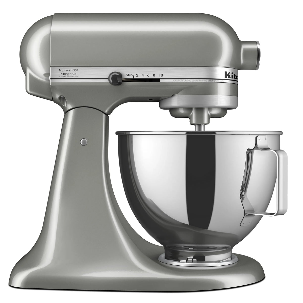KitchenAid Deluxe 4.5 Quart Stand Mixer - Contour Silver – REBEL
