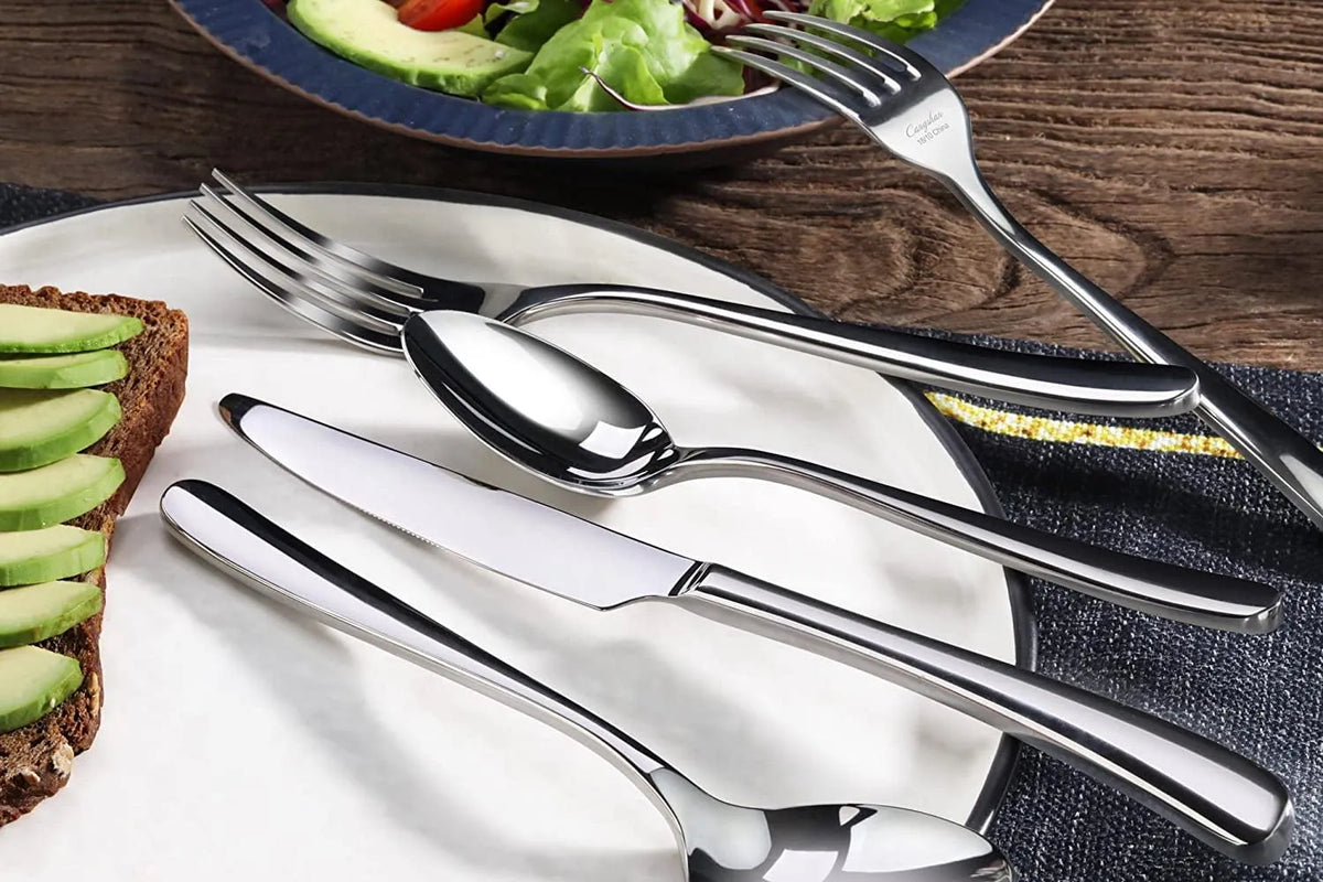 Cangshan Rain II Series 103-Piece Stainless Steel Flatware Set – REBEL